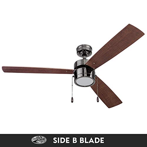Portage Bay 51453 Madrona Ceiling Fan, 52, Gun Metal