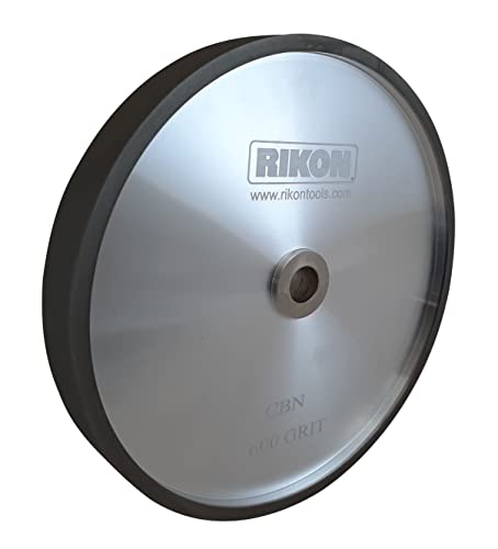 Rikon PRO Series 82-1600 CBN Grinding Wheel 600 Grit 8 inch Wheel to Sharpen High Speed Steel Cutting Tools for your Woodworking Lathe