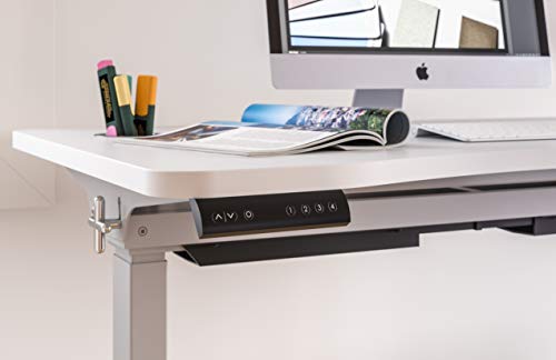 Safco Products Defy™ Electric Height Adjustable Sit to Stand Desk, Sit-Stand Desk for Home & Office