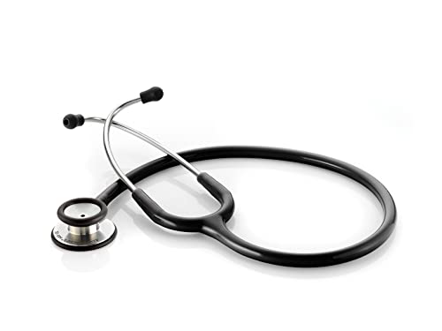 ADC - 603BK Adscope 603 Premium Stainless Steel Clinician Stethoscope with Tunable AFD Technology, Black, 3001697