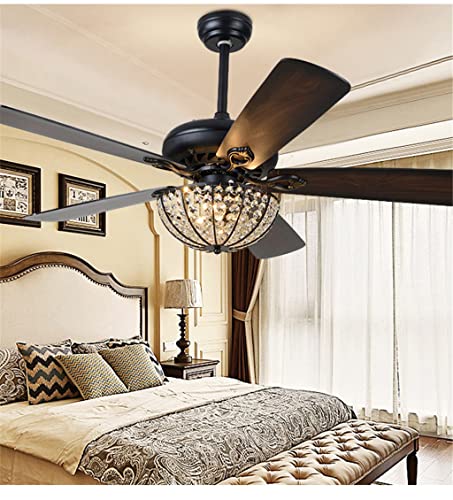 SHABOZ Ceiling Light lamp Ceiling Fan Lights Office Dining Room Bedroom Living Fan Lamps Lightings Fan Lights Home Fixture