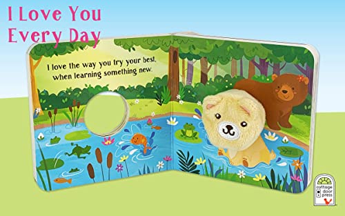 I Love You Every Day Finger Puppet Board Book for Babies and Toddlers; Valentine's Day, Holidays & More to Talk About Love (Children's Interactive Finger Puppet Board Book)
