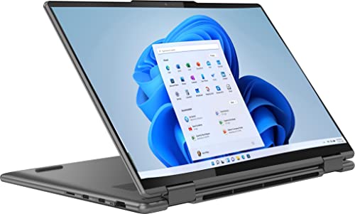 Lenovo Yoga 7i 14.0" 2.2K IPS Touchscreen 2-in-1 Laptop 12th Gen (Intel i5-1235U (Beat i7-1165G7),10-Core, 8GB LPDDR5, 512GB SSD, Intel Iris Xe, Backlit KYB, FP, WiFi 6, Win 11 Home) w/Hub (82QE00)