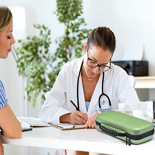 Large Hard Stethoscope Case for Nurse, Nursing School Student Essentials Bags, Carrying Stethoscope Holder for Littmann Classic MDF, Medical Supplies Accessories Organize Nursing Gifts(Green)