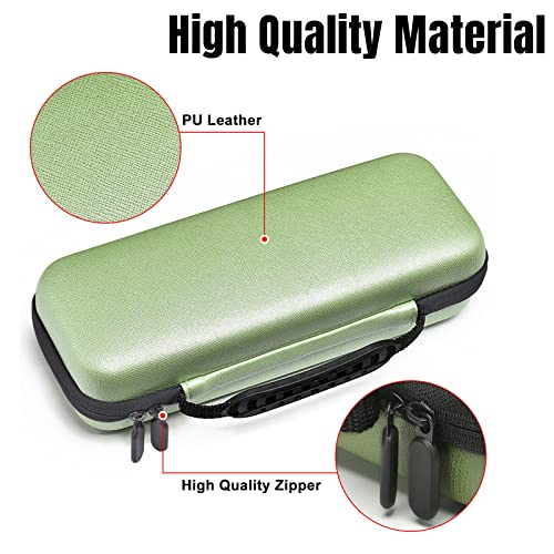 Large Hard Stethoscope Case for Nurse, Nursing School Student Essentials Bags, Carrying Stethoscope Holder for Littmann Classic MDF, Medical Supplies Accessories Organize Nursing Gifts(Green)