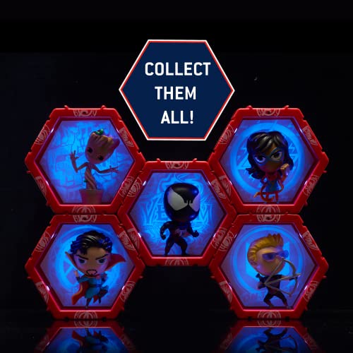 WOW! PODS Marvel Avengers Collection - Venom | Superhero Light-Up Bobble-Head Figure | Official Marvel Collectable Toys & Gifts | Number 206 in Series, Black