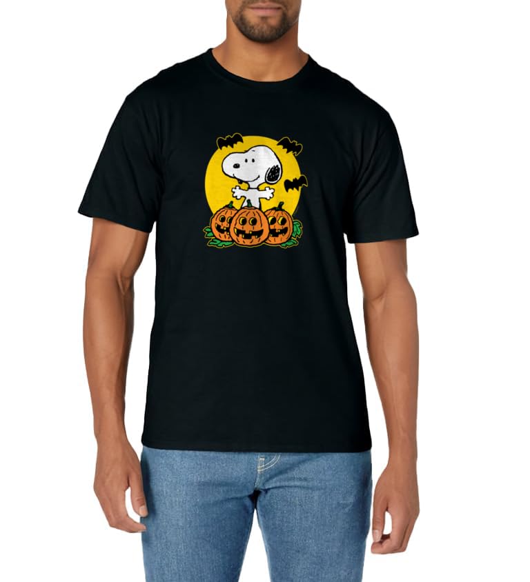 Peanuts - Snoopy Pumpkin Patch Halloween T-Shirt