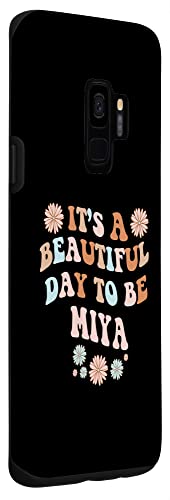 Galaxy S9 MIYA Personalized Name Beautiful Day MIYA Birthday Case