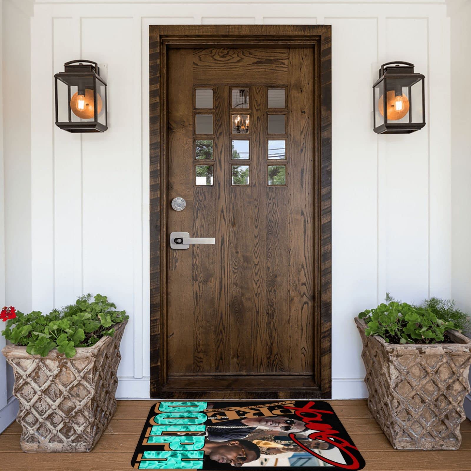 BeverlyJHoward Young Rapper Dolph Carpet Bedroom Living Room Floor Mat Anti-SlipHome Decoration Carpet 16x24in