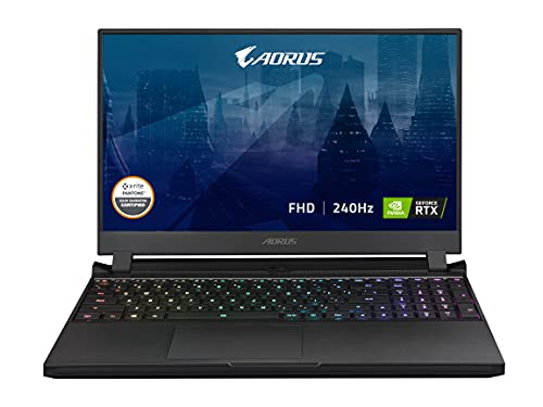 GIGABYTE AORUS 15P KD - 15.6" FHD IPS Anti-Glare 240Hz, Intel Core i7, NVIDIA GeForce RTX 3060 Laptop GPU 6GB GDDR6, 16GB Memory, 512GB SSD, Win10 Home, Gaming Laptop (AORUS 15P KD-72US223SH)