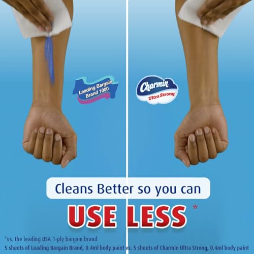 Charmin Ultra Strong Toilet Paper 6 Mega XL Rolls, 363 Sheets Per Roll (Packaging May Vary)