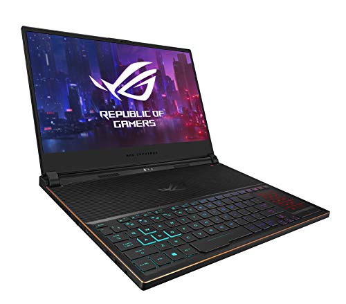 Asus ROG Zephyrus S Ultra Slim Gaming Laptop, 15.6” 144Hz IPS Type FHD, GeForce RTX 2070, Intel Core i7-9750H, 16GB DDR4, 512GB PCIe Nvme SSD, Aura Sync RGB, Windows 10, GX531GW-AB76