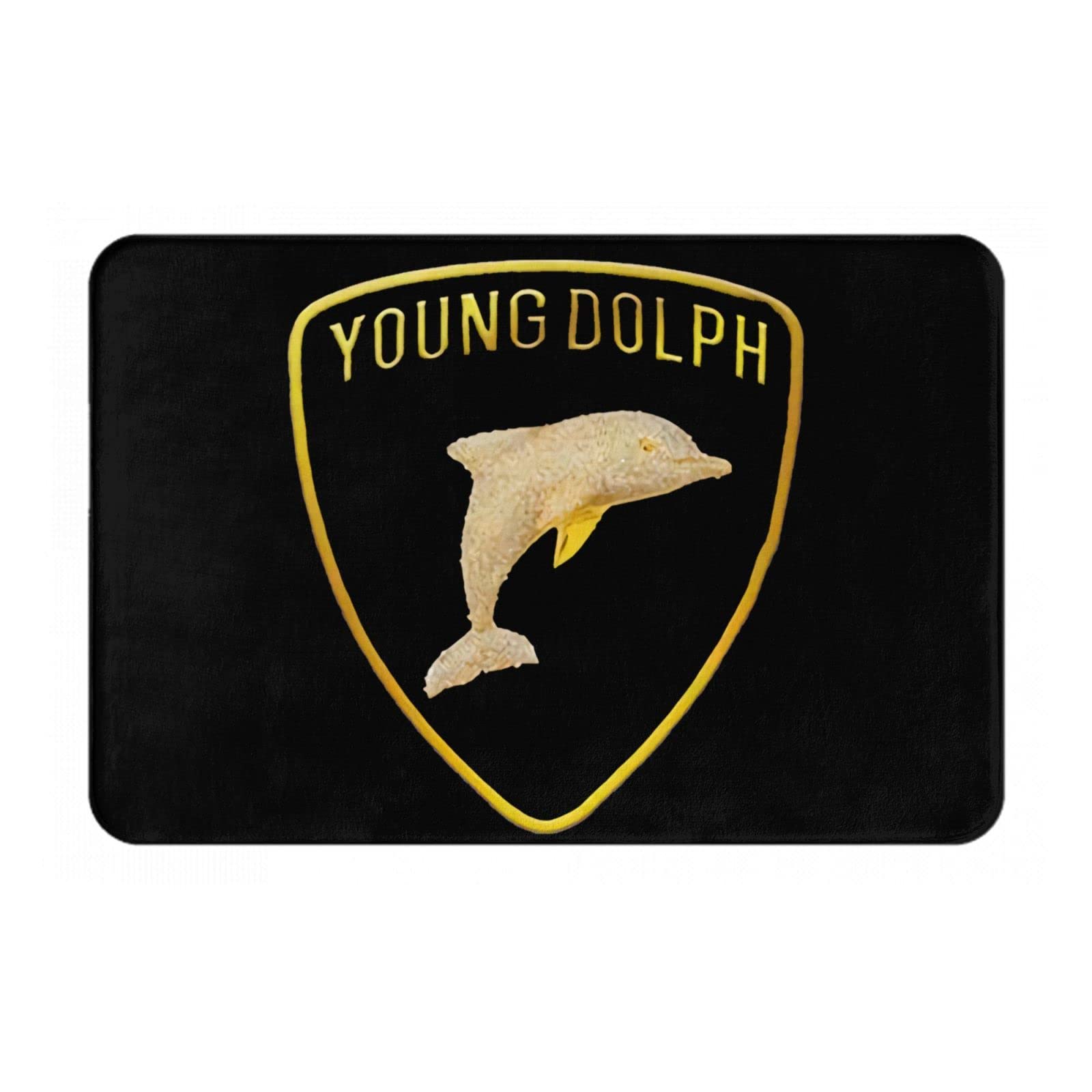 BeverlyJHoward Young Rapper Dolph Carpet Bedroom Living Room Floor Mat Anti-SlipHome Decoration Carpet 16x24in
