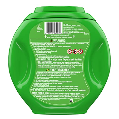 Gain flings! Laundry Detergent Soap Pacs HE Compatible 60 Count Long Lasting Scent Blissful Breeze Scent