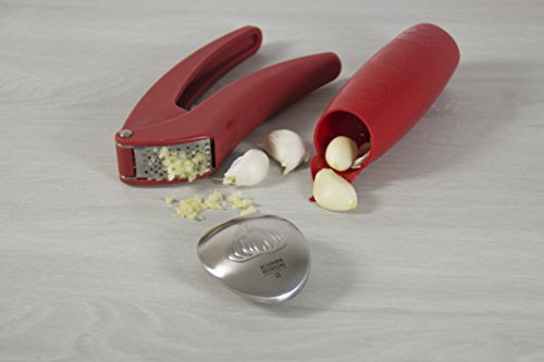 Kuhn Rikon Ultimate Garlic Set, Red