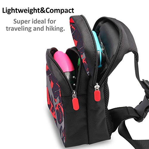 LYCEBELL Travel Bag for Nintendo Switch, Portable Shoulder Bag Backpack for Nintendo Switch Accessories Console Dock Charger iPad Joy&Con GripĀ (Black)