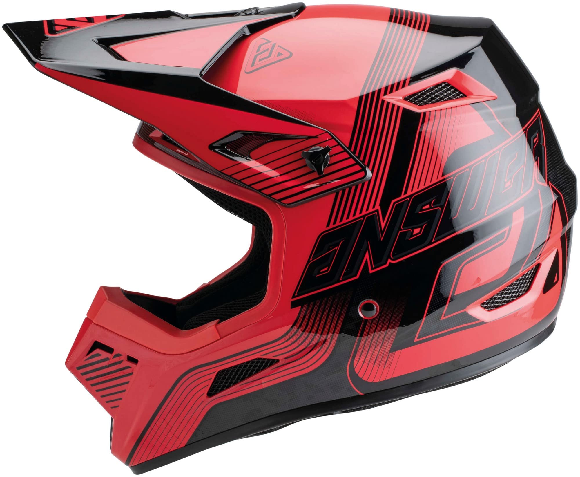 Answer Racing 447764 A23 AR1 Vendetta Helmet: Red/Black, Youth M