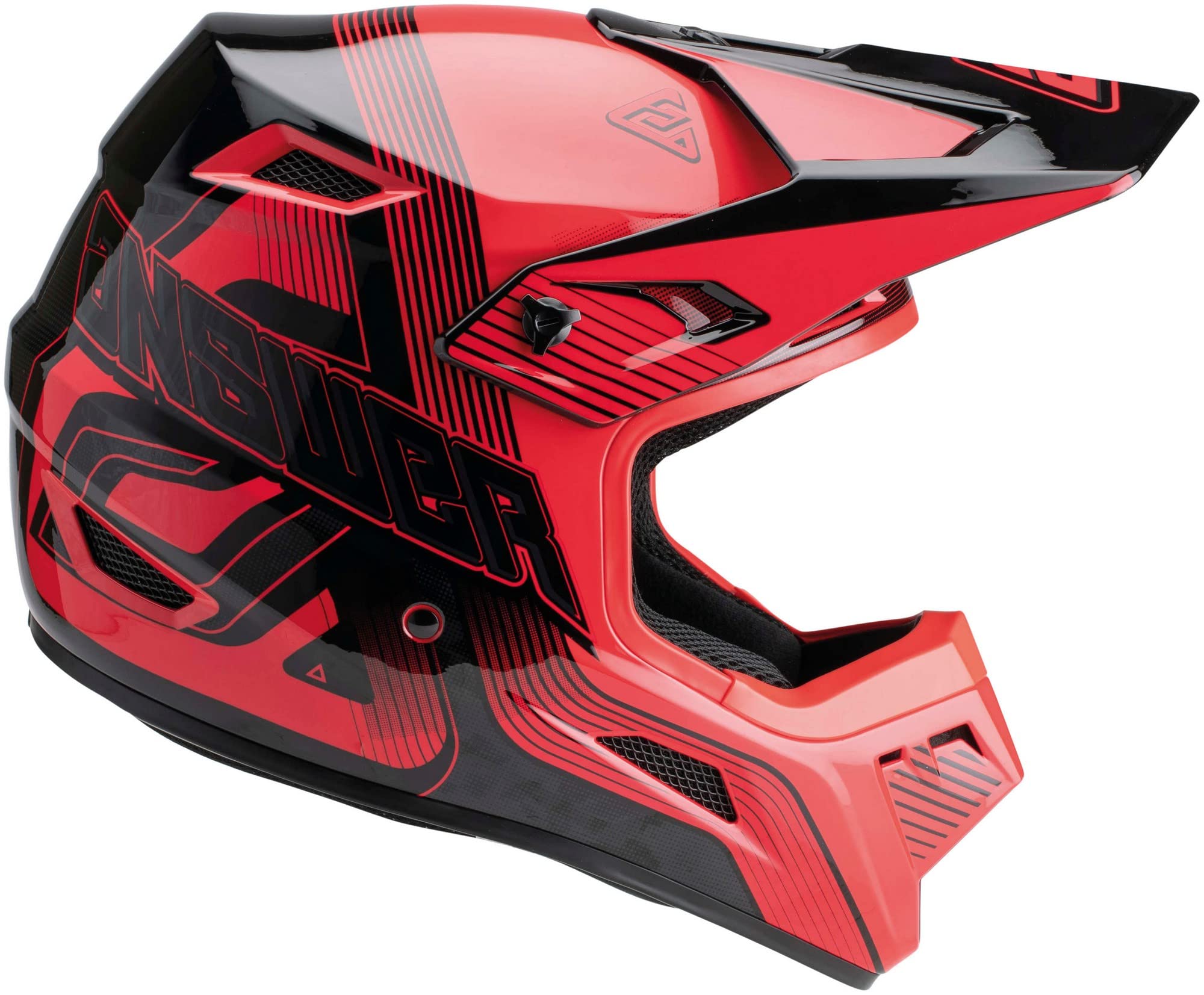 Answer Racing 447764 A23 AR1 Vendetta Helmet: Red/Black, Youth M