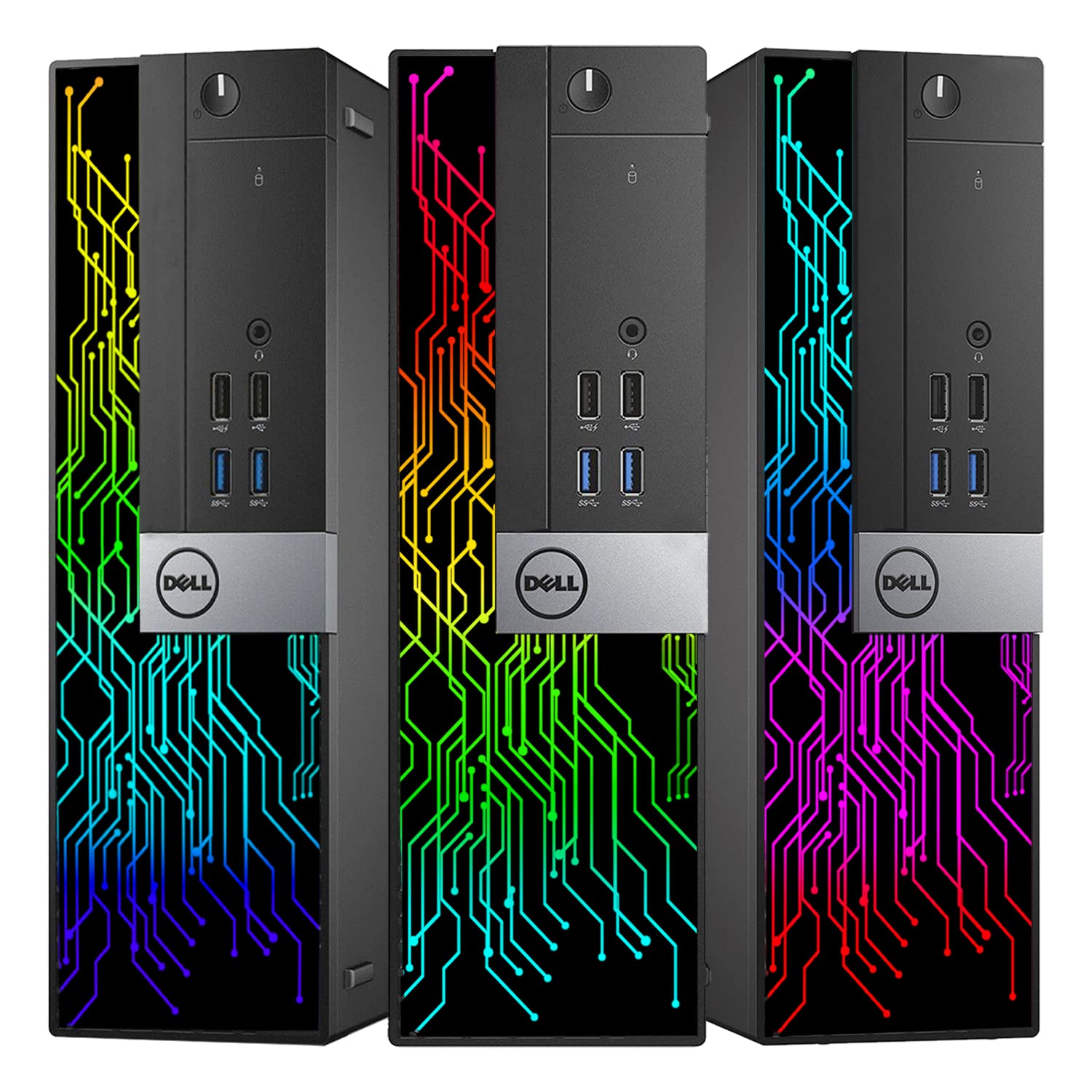 Dell OptiPlex Desktop Customized RGB Lights Computer Intel Core i7 3.40GHz 16 GB RAM 2TB SSD Windows 10 Pro - WiFi - Gaming PC Keyboard & Mouse HDMI (Renewed)