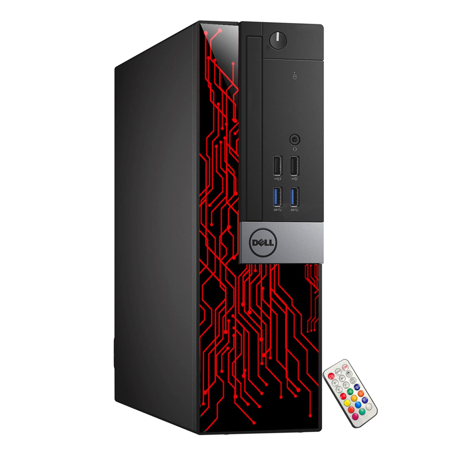 Dell OptiPlex Desktop Customized RGB Lights Computer Intel Core i7 3.40GHz 16 GB RAM 2TB SSD Windows 10 Pro - WiFi - Gaming PC Keyboard & Mouse HDMI (Renewed)