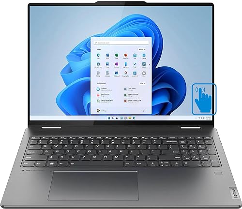 Lenovo Yoga 7i 16.0 FHD IPS Touchscreen 2-in-1 Laptop (Intel i5-1335U 4-Core, 8GB RAM, 512GB PCIe SSD, Intel Iris Xe, Backlit KYB, FP, 2 Thunderbolt 4, WiFi 6, BT 5.2, Webcam, Win 11 Home) w/Hub