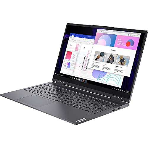 Lenovo Yoga 7i 15.6 FHD IPS Touchscreen 2-in-1 Laptop (Intel i5-1135G7 4-Core, 8GB RAM, 512GB PCIe SSD, Intel Iris Xe, Backlit KYB, FP, 2 Thunderbolt 4, WiFi 6, BT 5.2, HD Webcam, Win 11 Pro) w/Hub