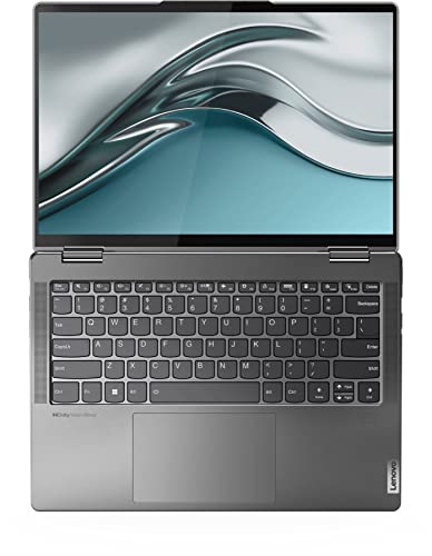 Lenovo Yoga 7i Touch 2-in-1 Business Laptop - Intel EVO, 14" 2.2k 2240x1400 IPS 16:10 Intel Core i5-1235U Blue - 100% RGB - Win 11 WiFi 6 Thunderbolt 4, w/HDMI Cable (8GB RAM | 1TB PCIe SSD)