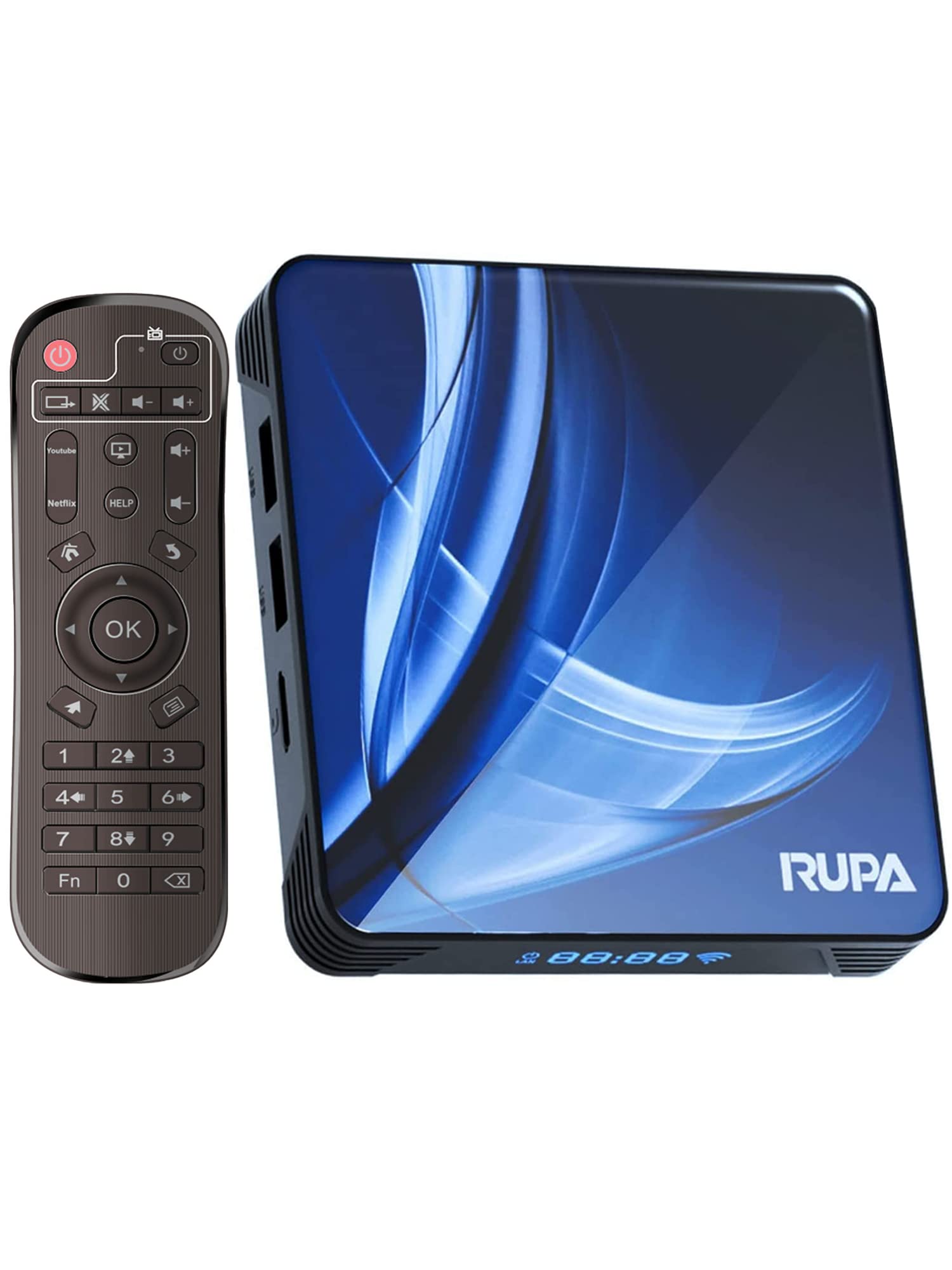 Android 11.0,2023 Smart TV Box RK3318 4GB 32GB Support 2.4G 5.8G WiFi Bluetooth 4.1 Ethernet LAN 3D 4K Video Android Box Set Top TV Box
