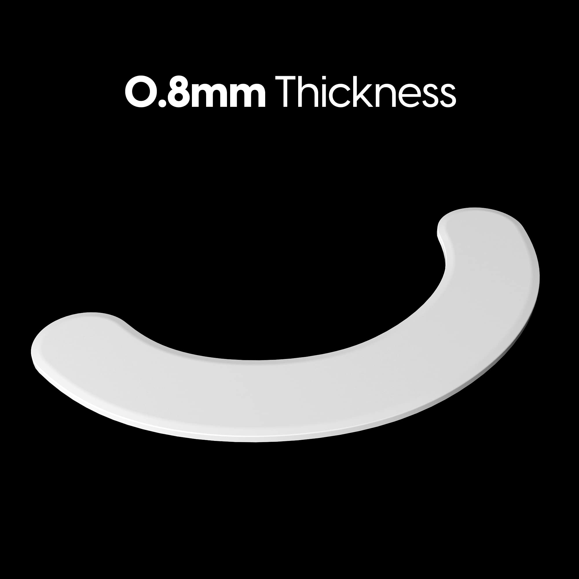Pulsar Gaming Gears - PTFE Mouse Feet for X2 & X2 Mini Wireless Mice Premium Skate - White, Thick Type (0.8mm)