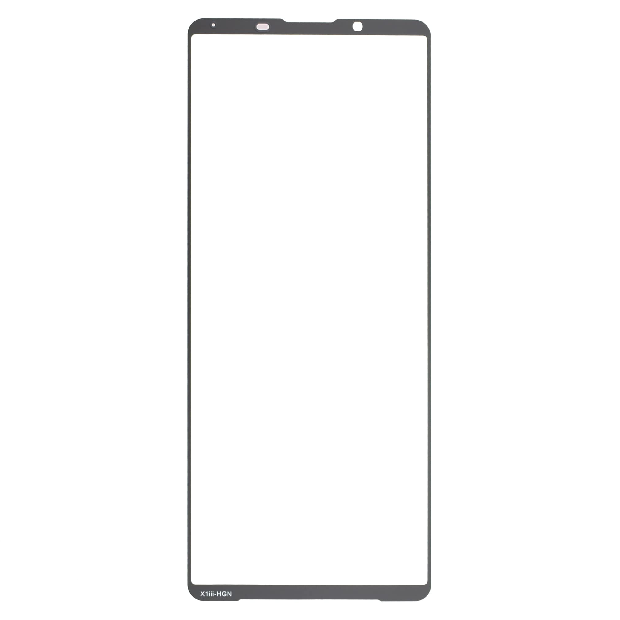 Outer Glass Screen Replacement for Sony Xperia 1 III 6.5 inches Screen XQBC62/V XQBC52V.UKCX Black Including Free Tool kit