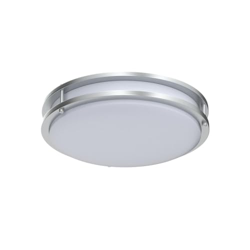 Arcfox 18W LED Flush Mount Ceiling Light Fixture 12 inch 860lm 5CCT Selectable 3000K/3500K/4000K/5000K/6000K Modern Ceiling Lamp Dimmable for Dining Room Hallway Bedroom Living Room