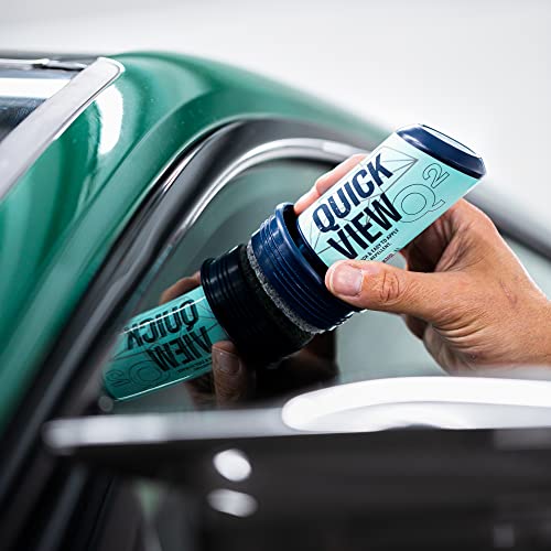GYEON Quartz QuickView - Easy-to-Use Ceramic Coating for Glass - Extremely Hydrophobic - Professional Grade Ceramic Coating - Applies in Seconds - Perfect Addition to Your Car Detailing Kit