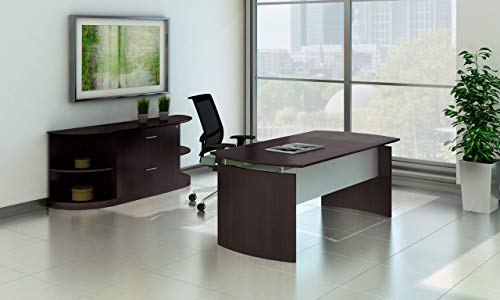 Safco Medina Bookcase, Mocha