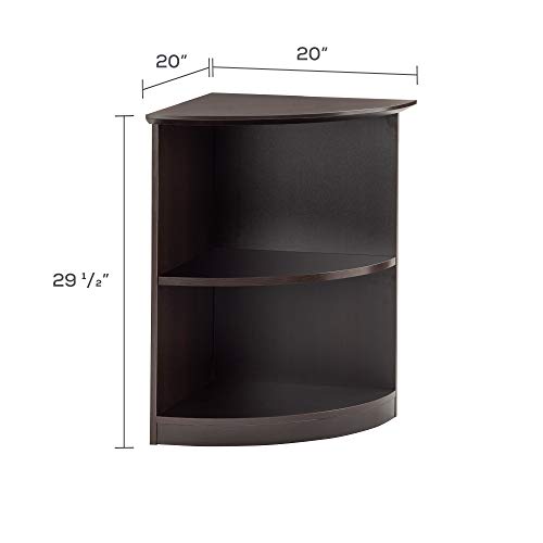 Safco Medina Bookcase, Mocha