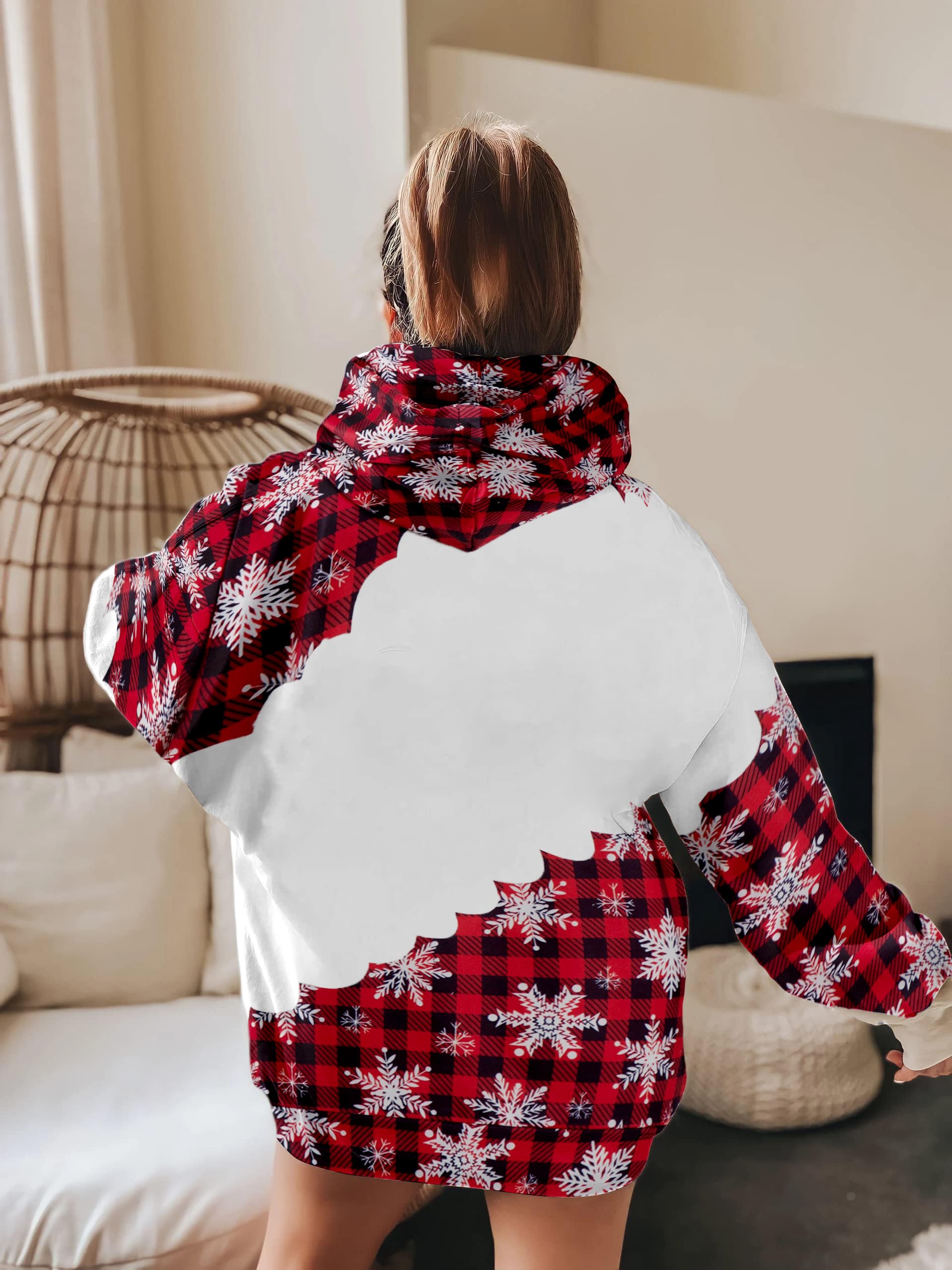 FAYALEQ Christmas Sweatshirt Women Christmas Believe Tree Shirt Xmas Vacation Graphic Casual Long Sleeve Pullover Tops Blouse