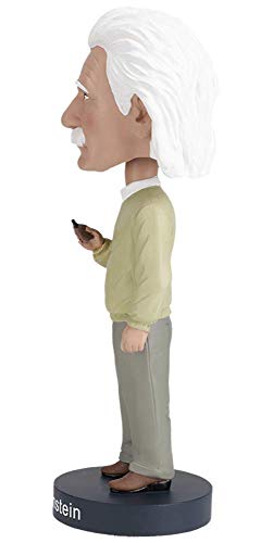 Royal Bobbles Albert Einstein Bobblehead, Premium Polyresin Lifelike Figure, Unique Serial Number, Exquisite Detail