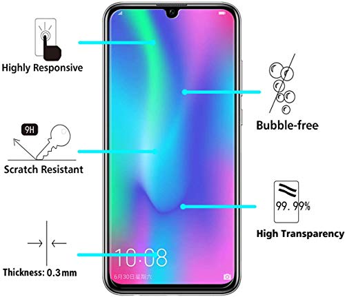 Phone Case for Blackview A70 (6.52"), with [3 x Tempered Glass Protective Film], KJYF Clear Soft TPU Shell Ultra-Thin [Anti-Scratch] [Anti-Yellow] Case for Blackview A70 - Clear