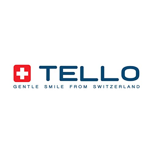 TELLO 4480 Adult or Child Ultra Soft Swiss Toothbrush with Smaller Head for Gentle Cleaning with Ergonomic Handle, 1 Count