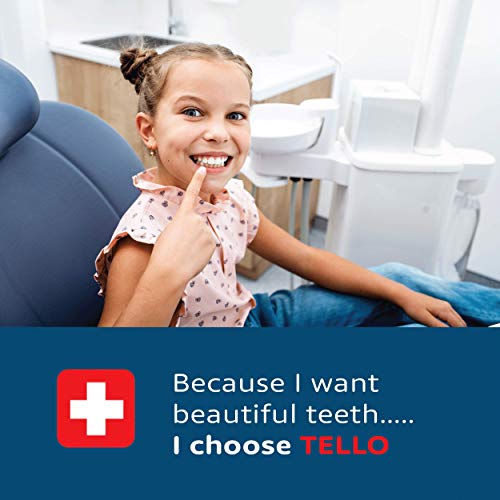 TELLO 4480 Adult or Child Ultra Soft Swiss Toothbrush with Smaller Head for Gentle Cleaning with Ergonomic Handle, 1 Count