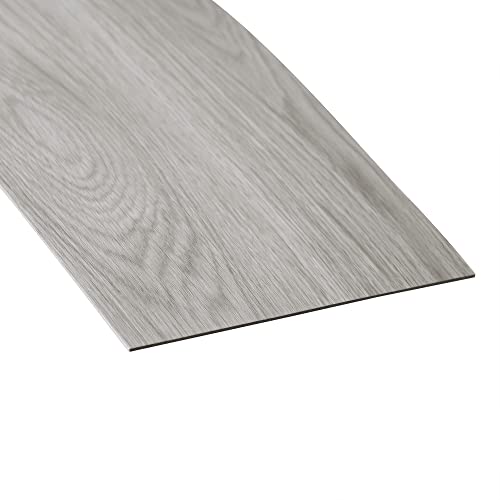 Mohawk Basics Waterproof Vinyl Plank Flooring in Alloy Gray 2mm, 8" x 48" (45.33-sqft/Carton)