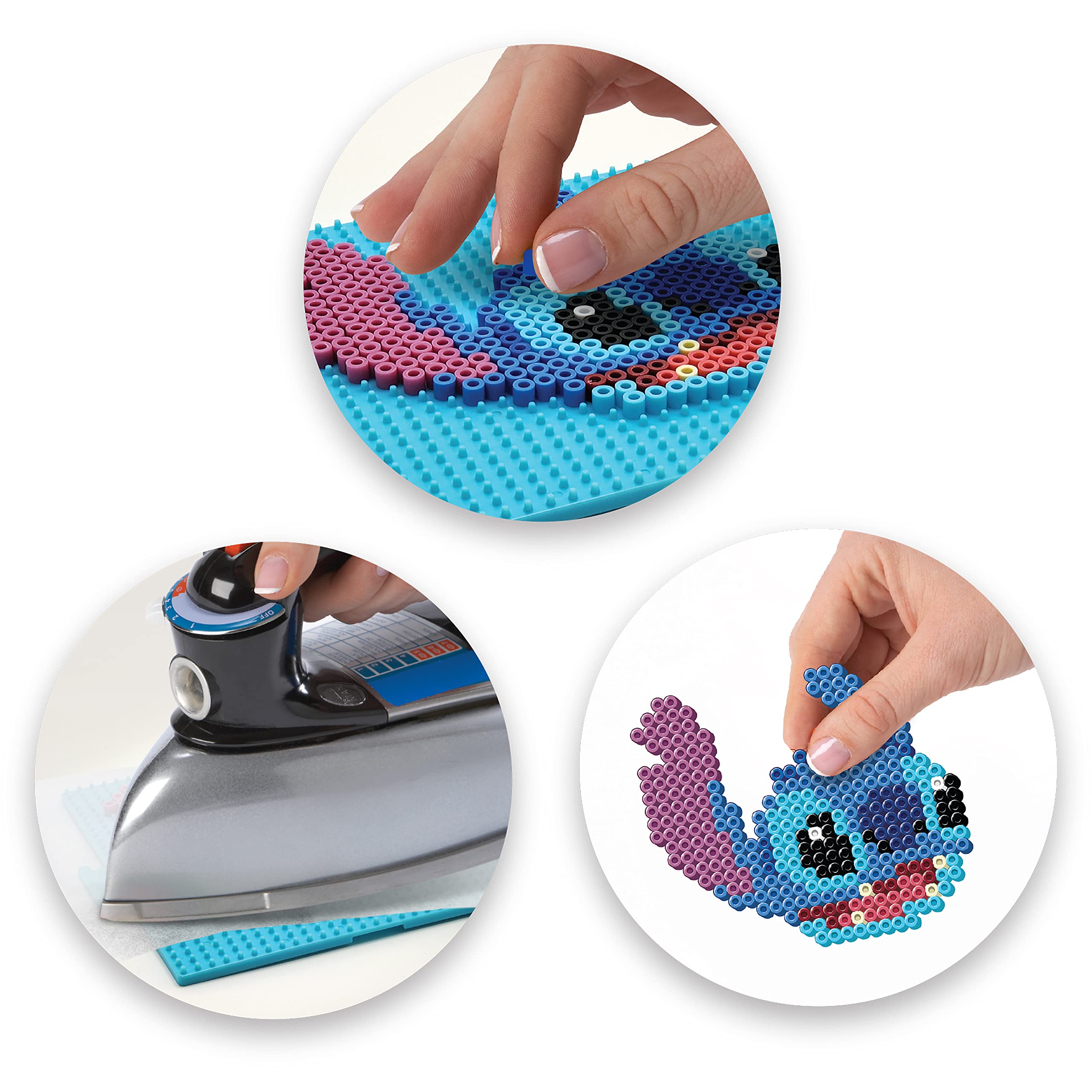 Perler Disney Stitch Kid's Crafts, Pattern Sizes Vary, Multicolor 4429