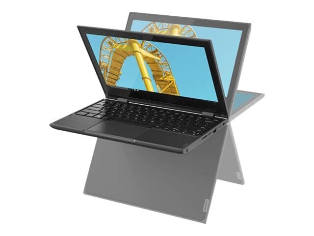 Lenovo 2022 300e 11.6in 2-in-1 Touchscreen (AMD Processor, 4GB RAM, 64GB Storage, Stylus, Webcam), Ruggedized & Water Resistant, Flip Convertible Home & Education Laptop, FD Pen, Windows 10 Pro
