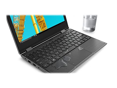 Lenovo 2022 300e 11.6in 2-in-1 Touchscreen (AMD Processor, 4GB RAM, 64GB Storage, Stylus, Webcam), Ruggedized & Water Resistant, Flip Convertible Home & Education Laptop, FD Pen, Windows 10 Pro