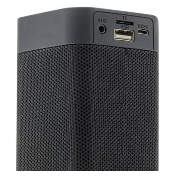i.Sound ISound-6961 15-in. High-Performance Bluetooth Sound Bar and Speakerphone with FM Radio, Black