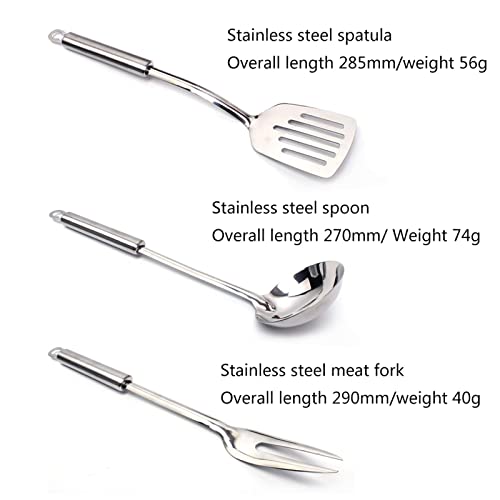 CYXI Portable Camping Kitchen Utensil Set-8 Piece Cookware Kit, BBQ Tools Set,Grill Accessories,for Travel, Picnics, RVs, Camping, BBQs, Parties (Color : A)