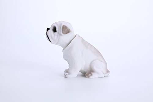 siyaful Bobbing Head Dog-Bobble Head Auto Car Dashboard Decors Toy Bulldog English