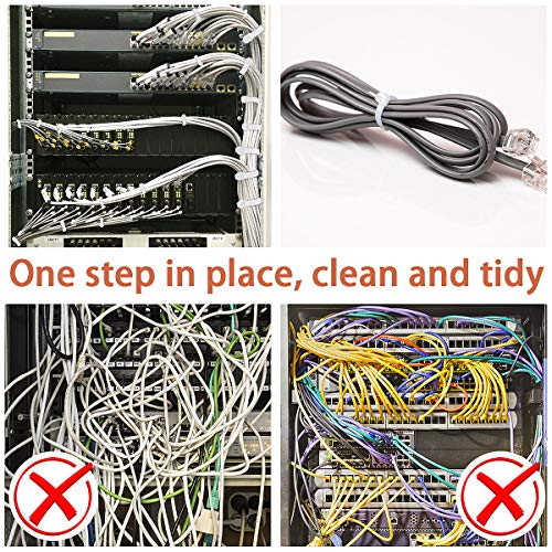 Halsouy Zip Ties Nylon Self-locking Wire Ties 30 Pack - White (24 Inch)