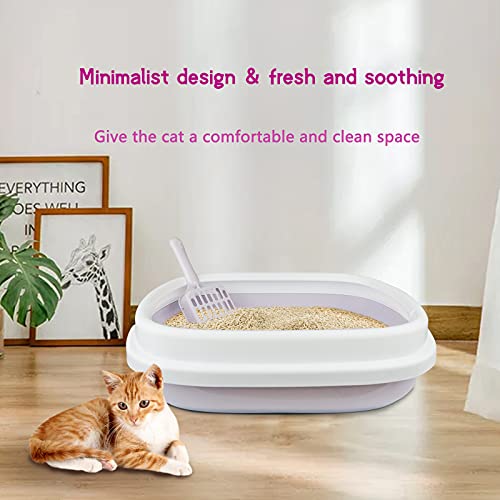 SIVEIS 12 Piece Kitten Cat Starter Kit,Kitten Litter Box Starter Kit,Kitten Accessories for Indoor Cats/Cat Cages Indoor,Cat Litter Box & Scoop,Cat Scratch Pad,Double Cat Bowls,Kitten Toys,Pet Spoon