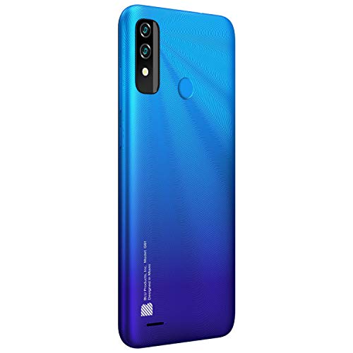 BLU G61 G0450WW 64GB Dual Sim GSM Unlocked Android Smartphone - Blue