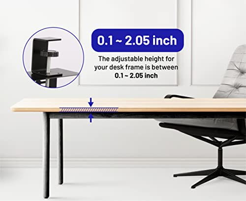 Under Desk Cable Management Tray, 16'' No Drill Cord Management Tray, Desk Accessory and Workspace Organizer for Cable Management